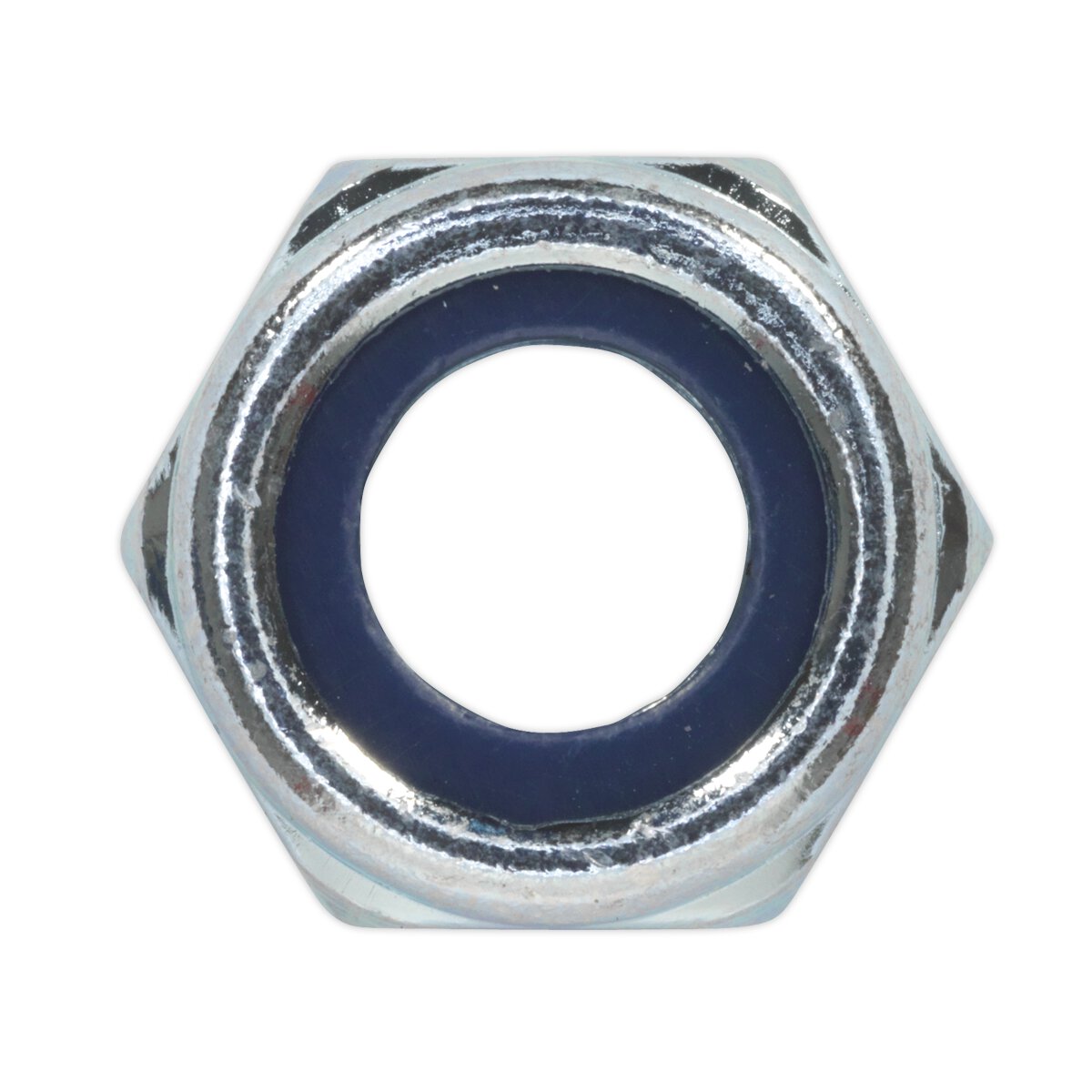 Nylon Lock Nut M10 Zinc DIN 982 Pack of 100 | Building Materials Online
