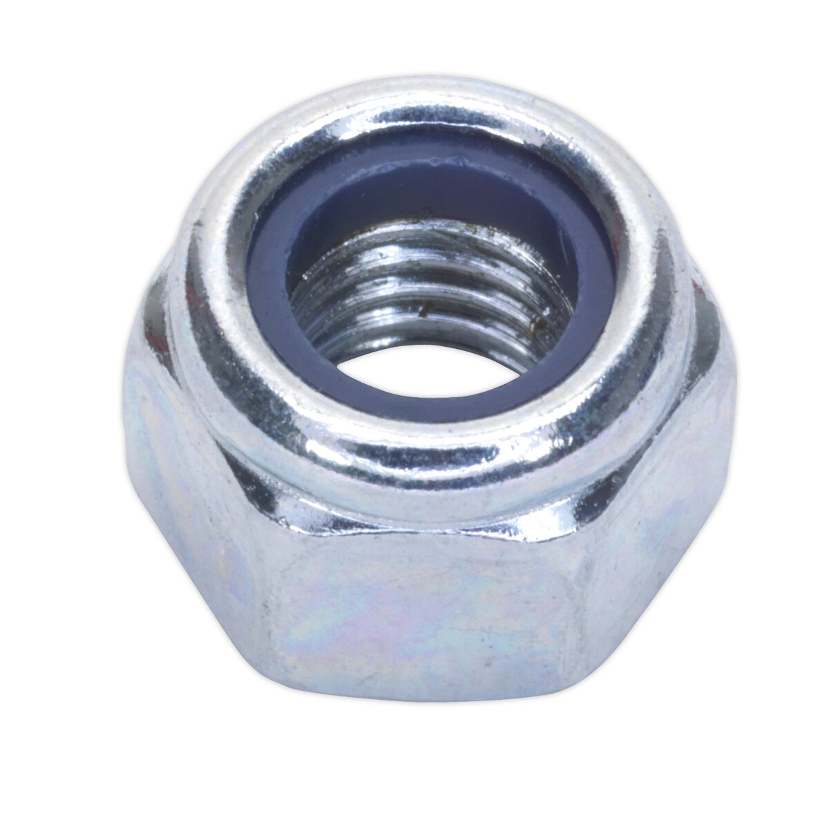 Nylon Lock Nut M8 Zinc DIN 982 Pack of 100 | Building Materials Online