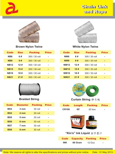 Nylon Twone & Strings | Building Materials Online