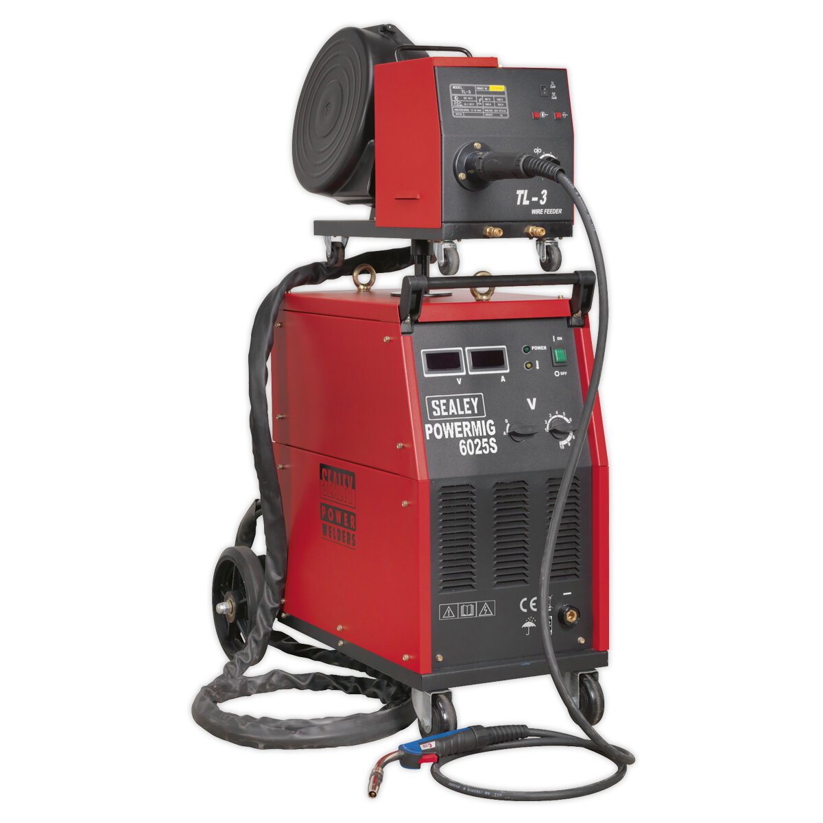 Professional MIG Welder 250Amp 415V 3ph with Binzel® Euro Torch ...