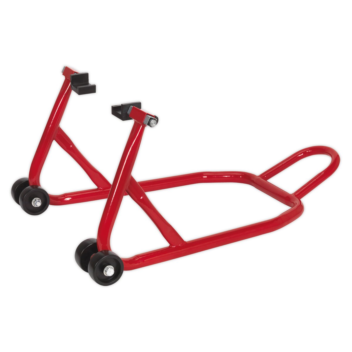 Universal Rear Wheel Stand with Rubber Supports | Building Materials Online