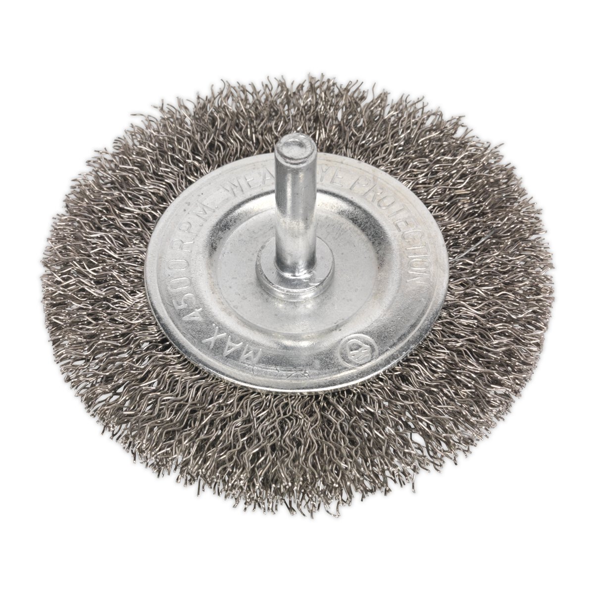 Flat Wire Brush Stainless Steel 75mm with 6mm Shaft | Building ...