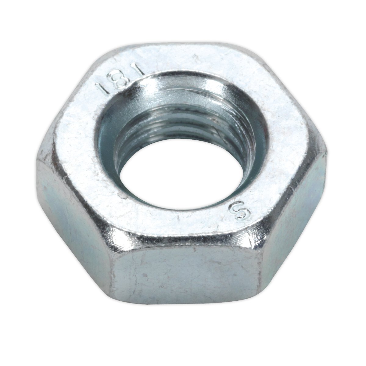 Steel Nut M10 Zinc DIN 934 Pack of 100 | Building Materials Online