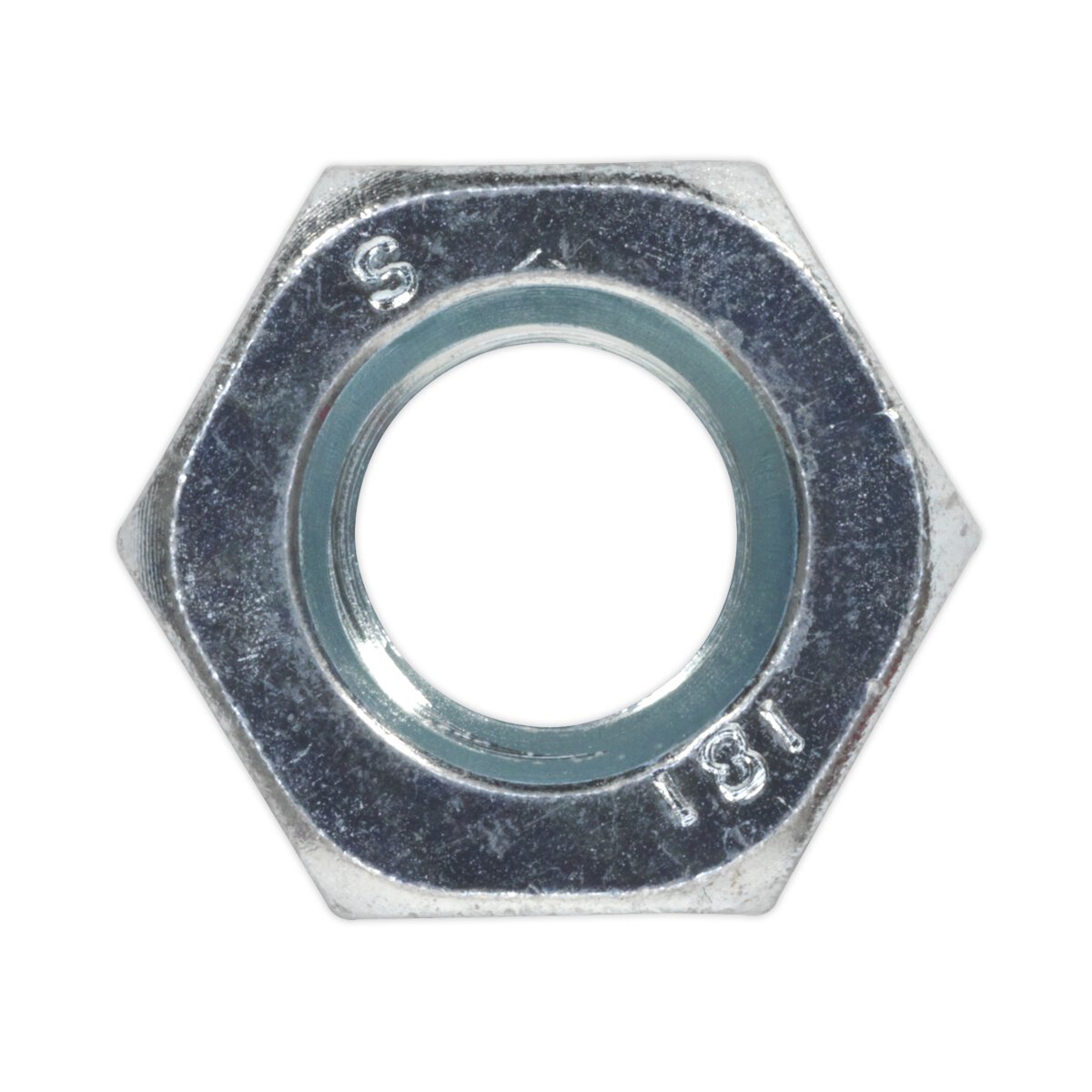 Steel Nut M10 Zinc DIN 934 Pack of 100 | Building Materials Online