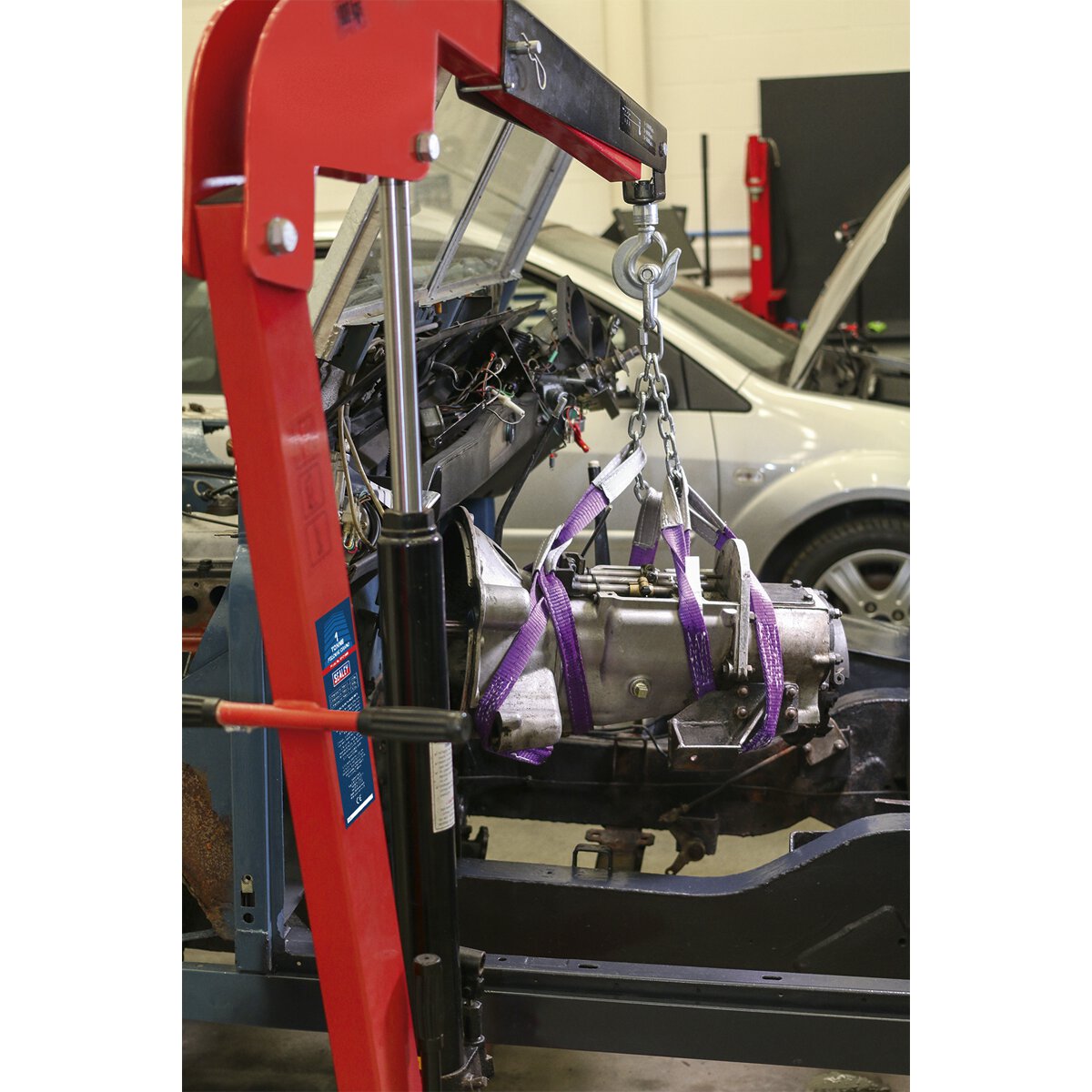 Folding Engine Crane 1tonne | Building Materials Online