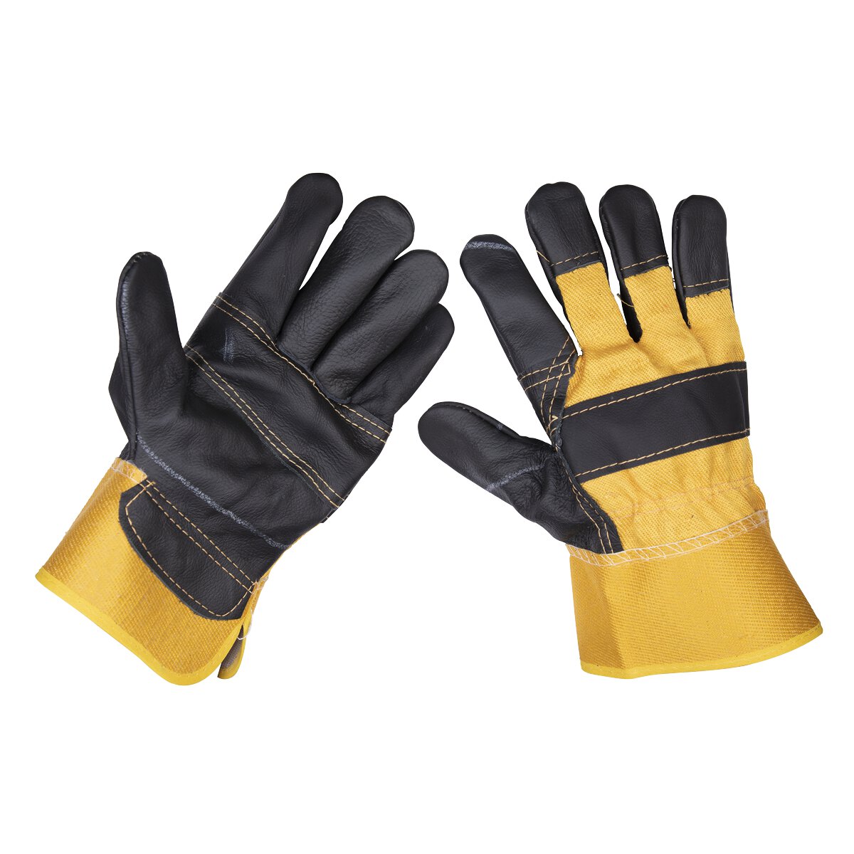 Rigger's Gloves Hide Palm Pair | Building Materials Online