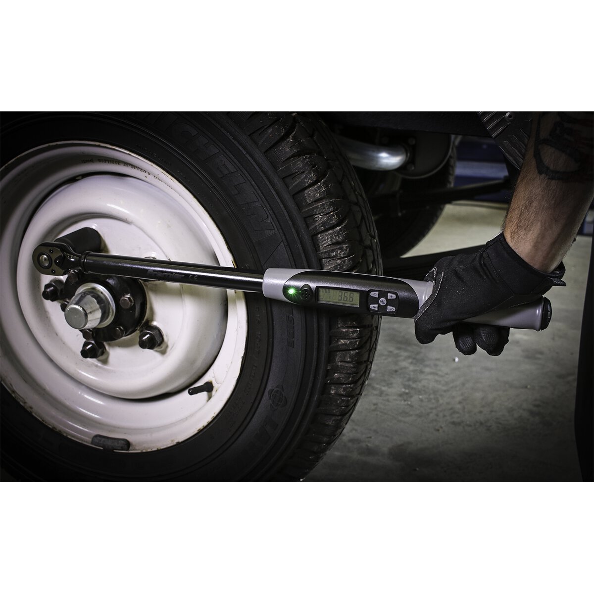 Angle Torque Wrench Digital 1/2"Sq Drive 20-200Nm(14.7-147.5lb.ft ...