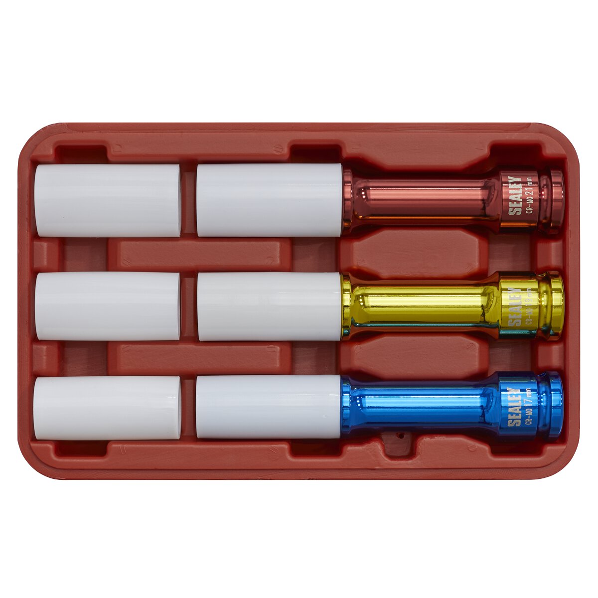 Alloy Wheel Long Reach Impact Socket Set 3pc 1/2"Sq Drive | Building ...