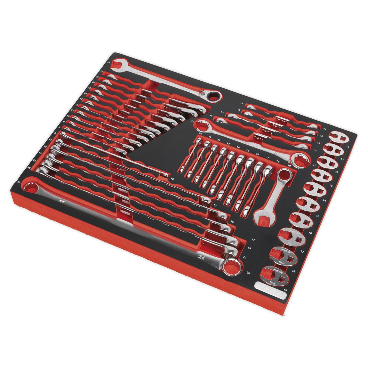 Tool Tray with Specialised Spanner Set 44pc | Building Materials Online