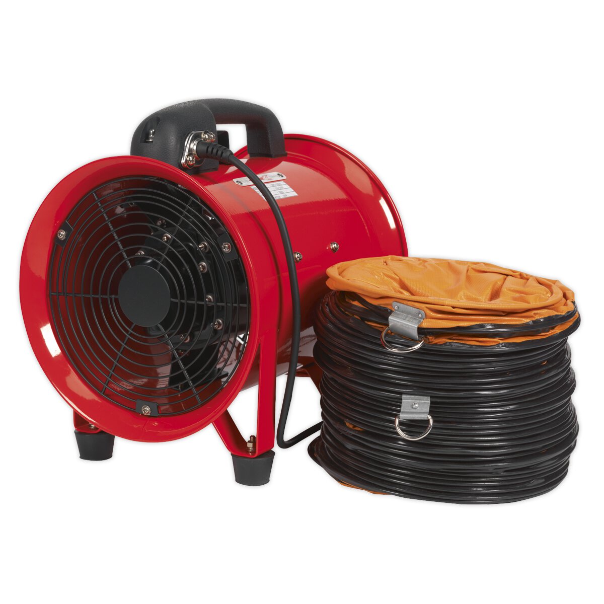 Portable Ventilator Ø200mm with 5m Ducting | Building Materials Online
