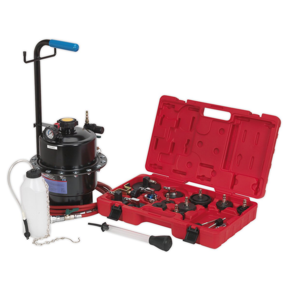 Pneumatic Brake & Clutch Pressure Bleeder Kit | Building Materials Online