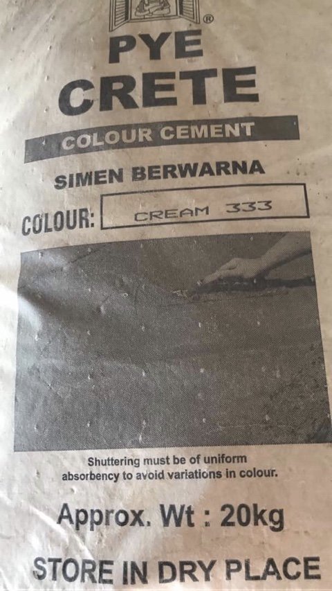 PYE Colour Cement Cream 333 | Building Materials Online