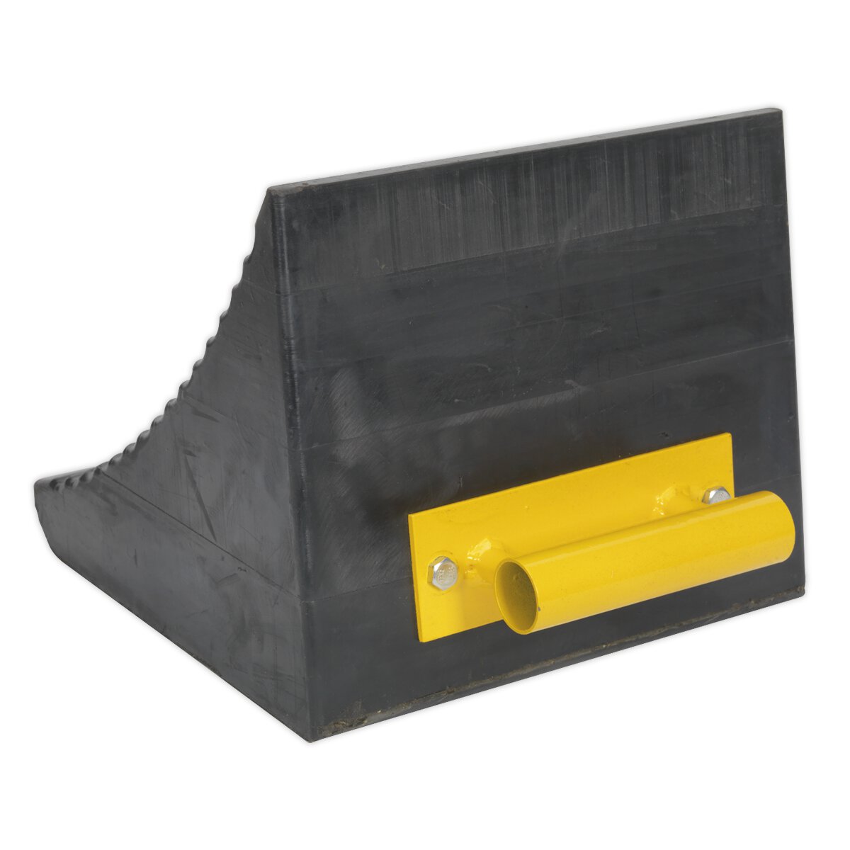 Heavy-Duty Rubber Wheel Chock 13.5kg - Single | Building Materials Online