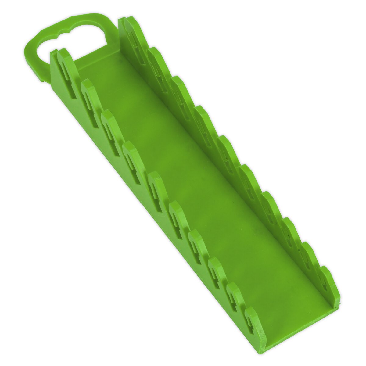 Spanner Rack Capacity 10 Stubby Spanners Hi-Vis Green | Building ...
