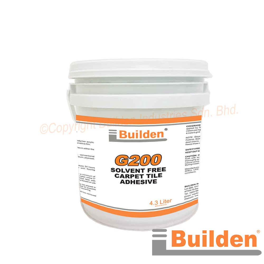 Builden G200 Solvent Free Carpet Tile Adhesive | Building Materials Online