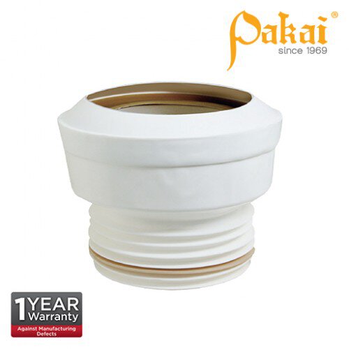 Pakai 4'' (100mm) Water Closet (WC) Straight Outlet Connector PK-P450 ...