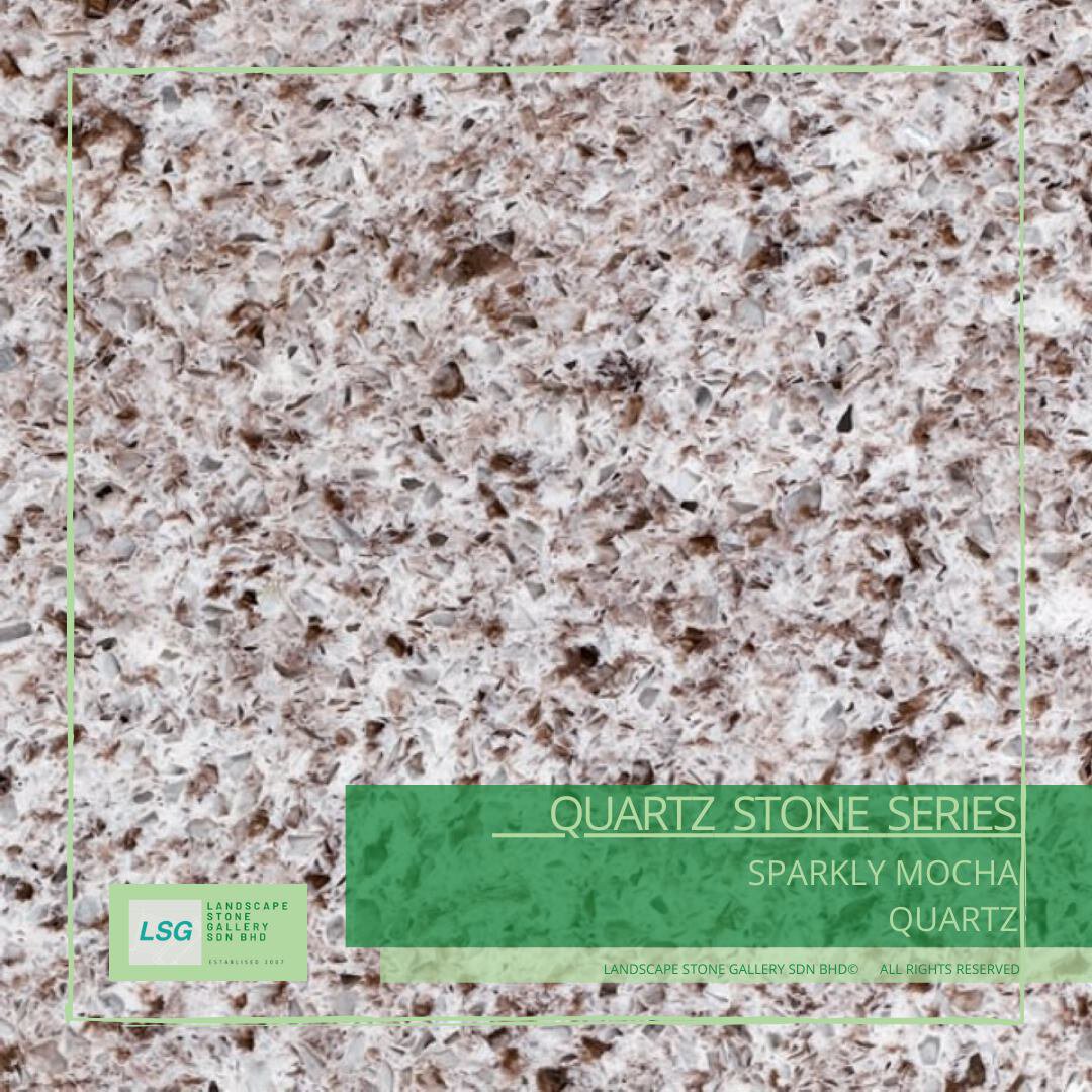 Quartz Stone Sparkly Mocha | Building Materials Online