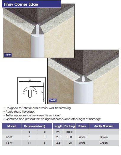 Corner Bead Tinny Corner Edge- T-6-W | Building Materials Online