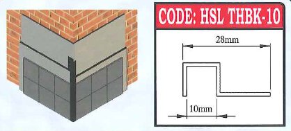 Corner Bead Square Edge Profile-THBK10 | Building Materials Online