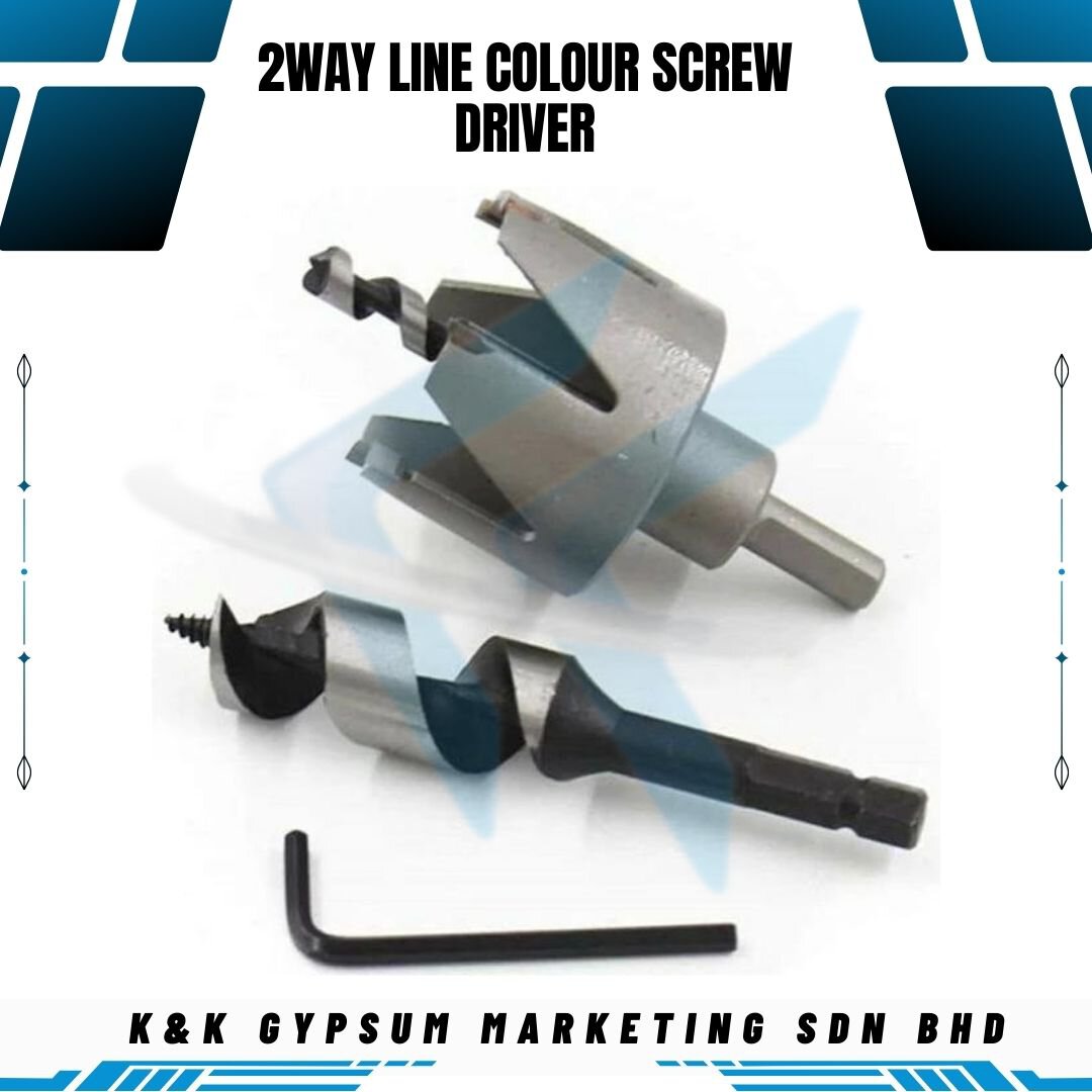 {HITZ} CUT TYPE CYLINDRICAL LOCK AUGER SET / 2PCS LOCK INSTALLATION KIT ...