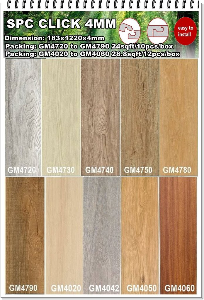 SPC Vinyl Click 4mm | Building Materials Online