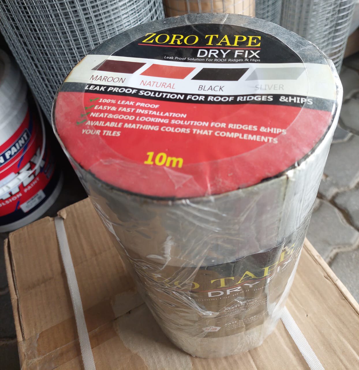 Roofing- ZORO TAPE -DRY TAPE - 10M | Building Materials Online