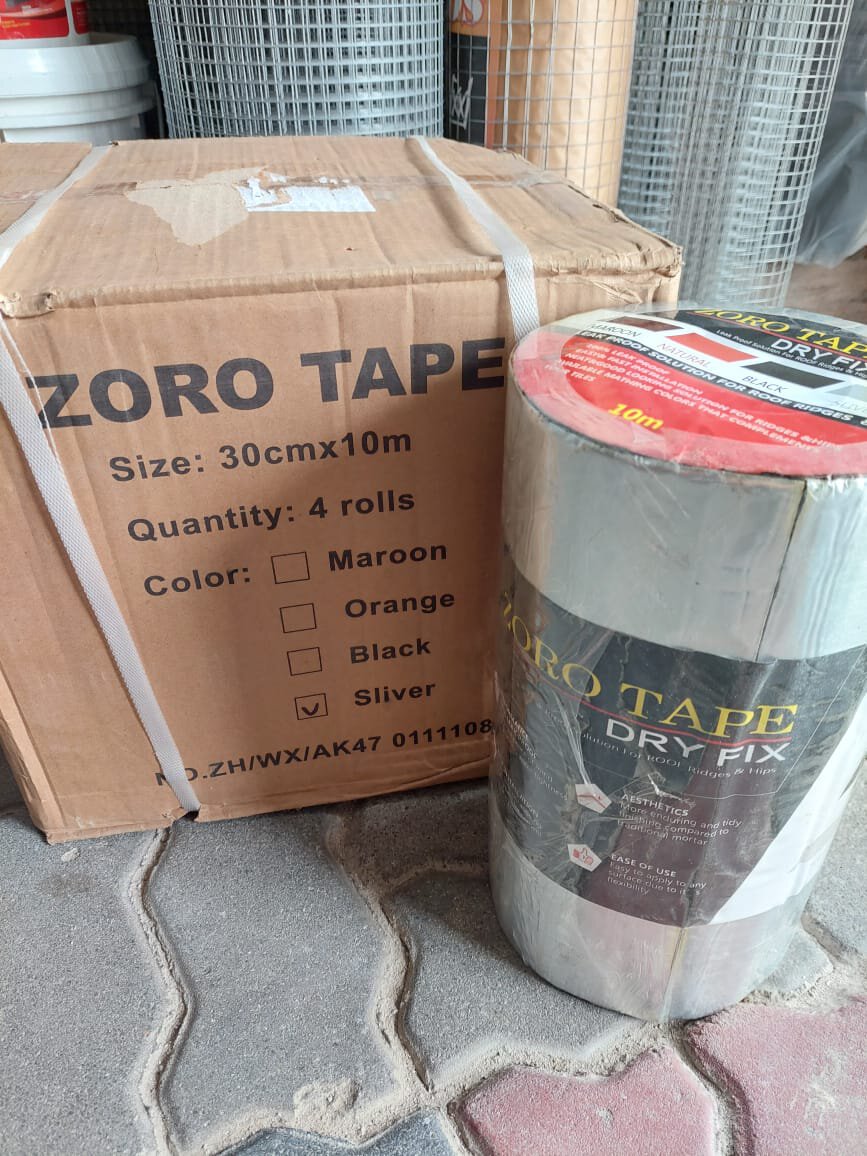 Roofing- ZORO TAPE -DRY TAPE - 10M | Building Materials Online