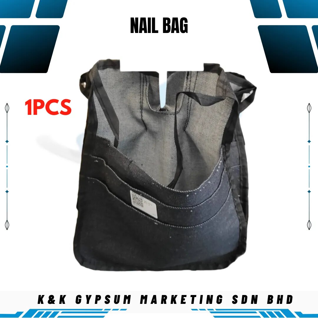 Cotton Nail Bag with string / Bag Paku / 铁钉袋 / Tools Bag | Building ...