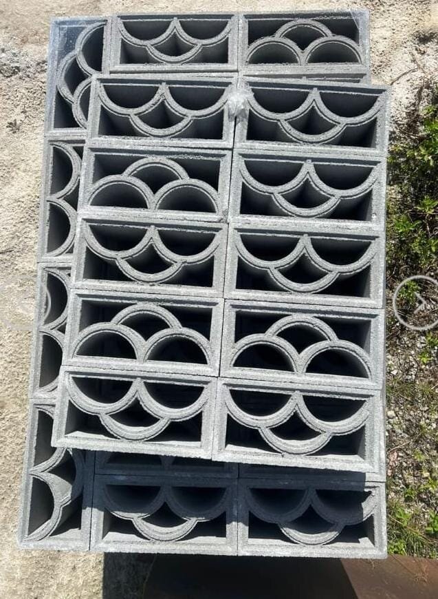 Cement Ventilation Block 6" x12" KST 007 | Building Materials Online