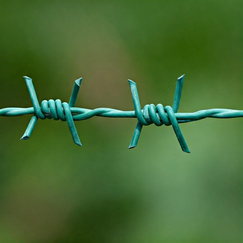 PVC green - Barbed Wire & GI Barbed wire | Building Materials Online