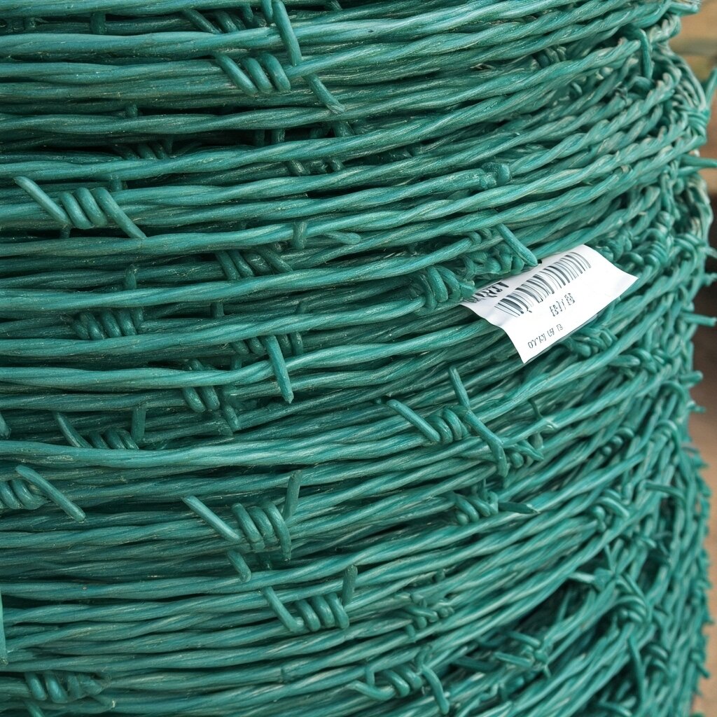 PVC green - Barbed Wire & GI Barbed wire | Building Materials Online